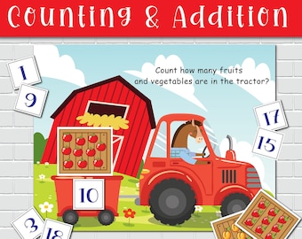 Bee Counting Printable Activity for Toddler/ Preschool. Busy | Etsy