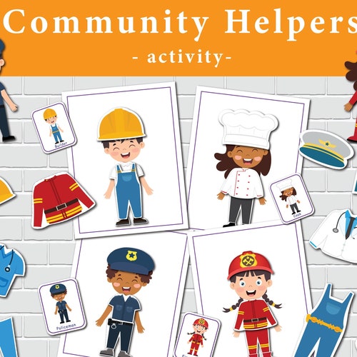 Preschool Community Helpers Theme - Etsy