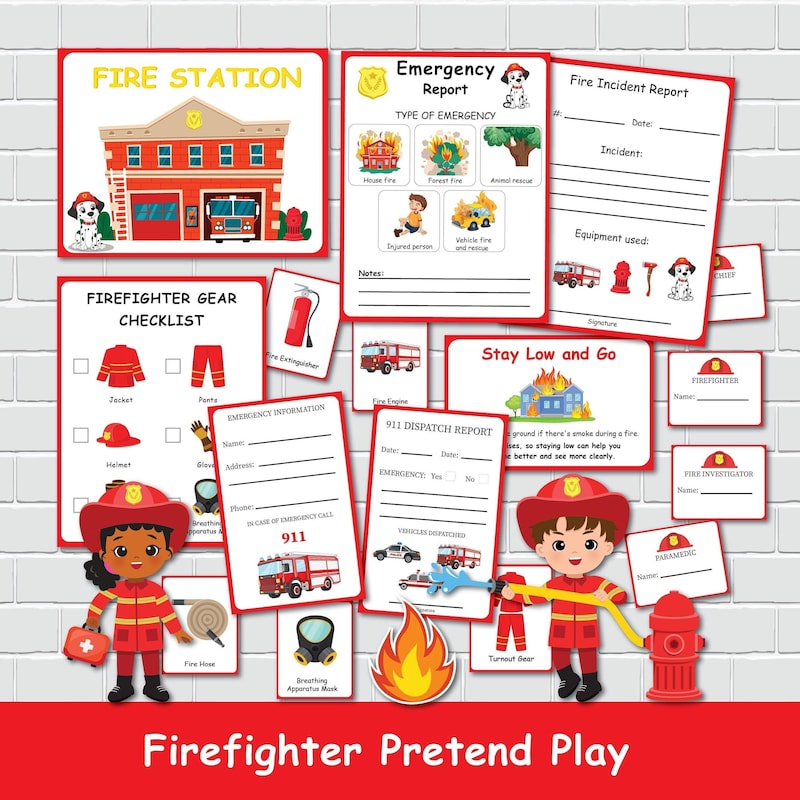 Fire Station - Etsy