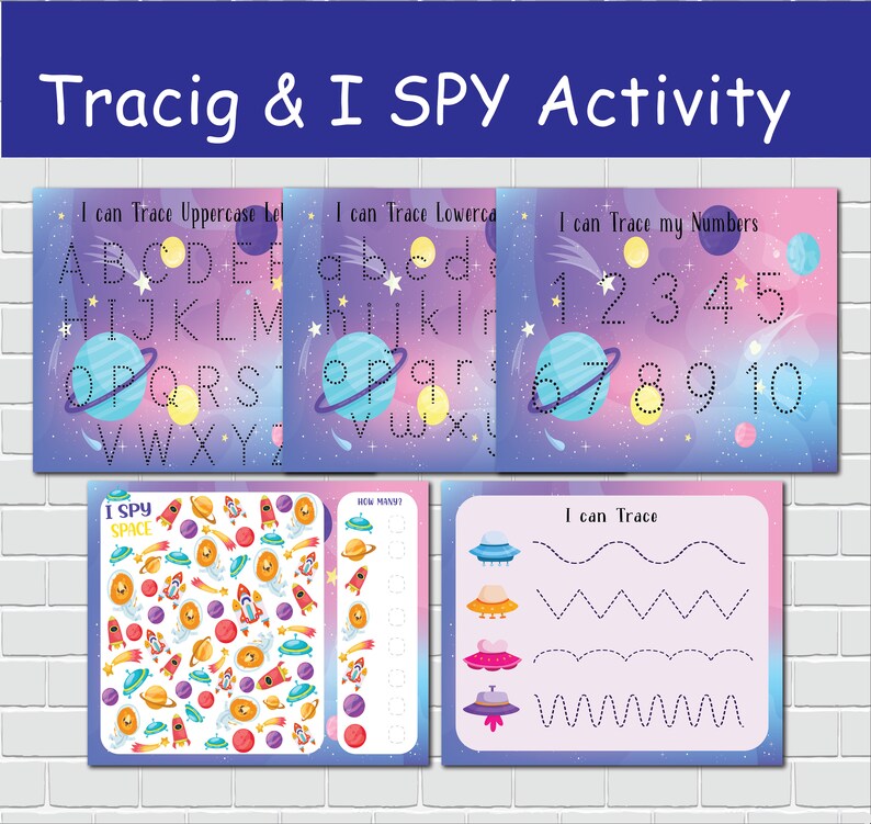 Outer Space Busy Book Solar System Learning Binder Preschool - Etsy