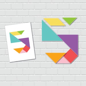 Tangram Numbers, Logic Puzzle for Preschool and Kindergarten ...