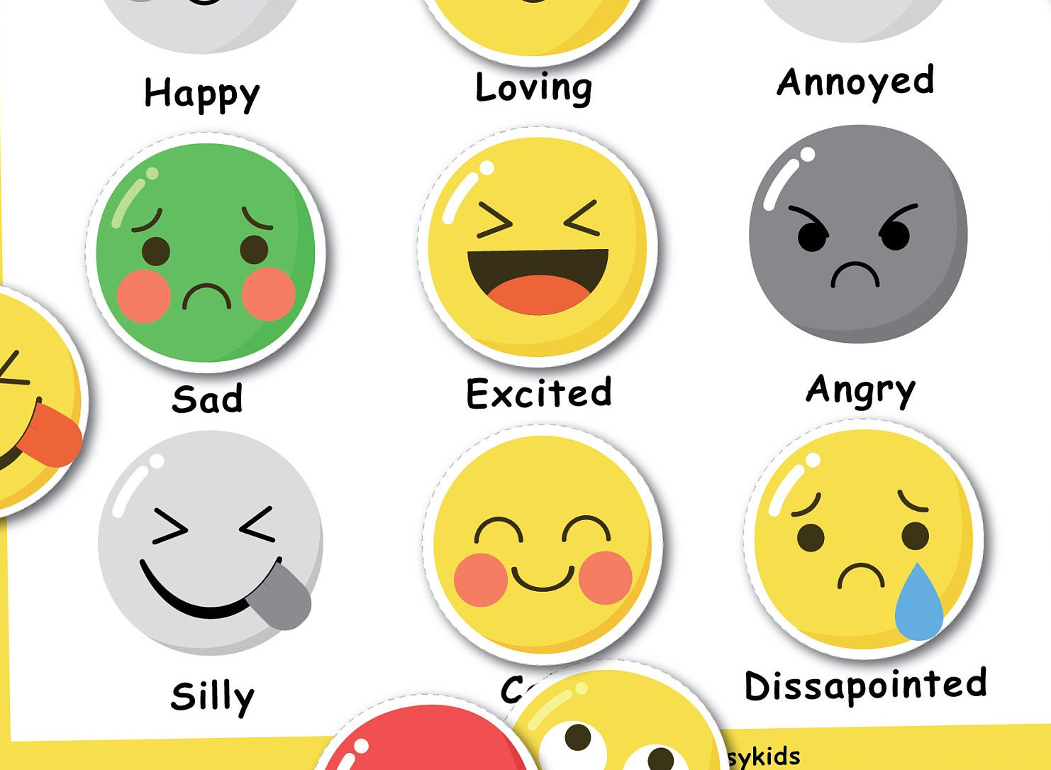 Emotions Matching Activity for Kids, Preschool Printable Activity ...