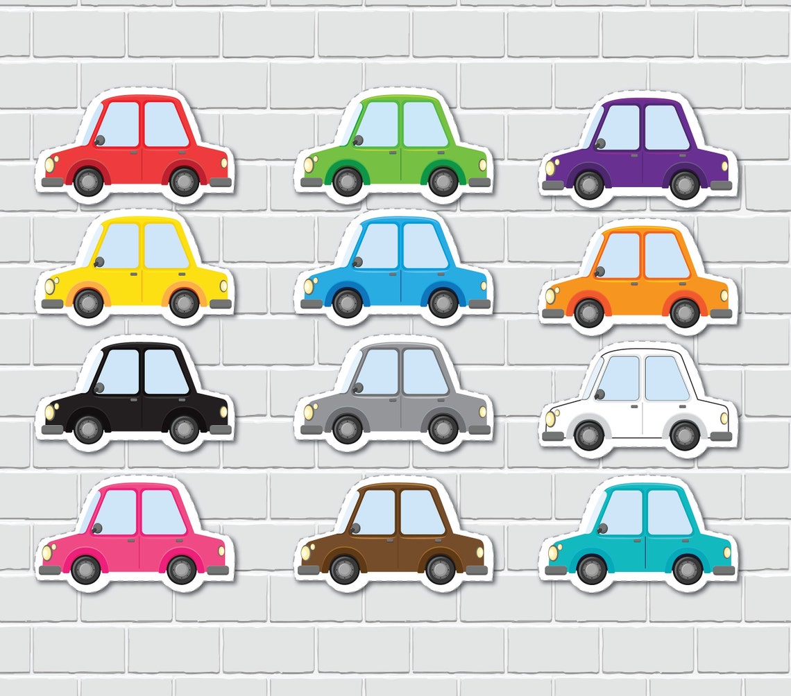 Cars Color Matching Activity for Kids, Toddler Printable, Montessori ...