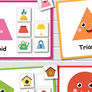 Errorless Shape Matching Games, Shapes Busy Book, File Folder Games ...