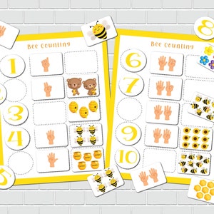 Bee Busy Book, Preschool Learning Binder, Homeschool Curriculum,pre-k ...