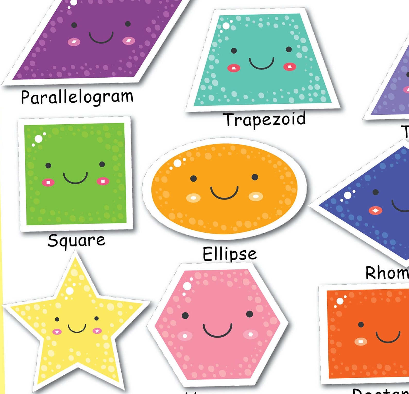 Shapes Matching Actvity. Toddlers Sort and Match Game. Preschool ...