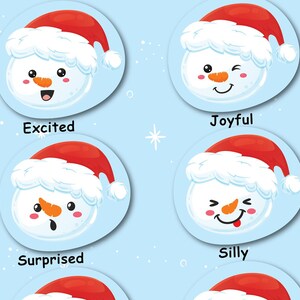 Snowman Emotions Activity for Kids, Preschool Printables, Toddler ...