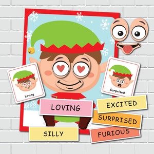Christmas Emotions Activity for Kids, Preschool Feelings Printables ...