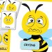 Bee Emotions and Feelings Matching Game Printable Activity - Etsy