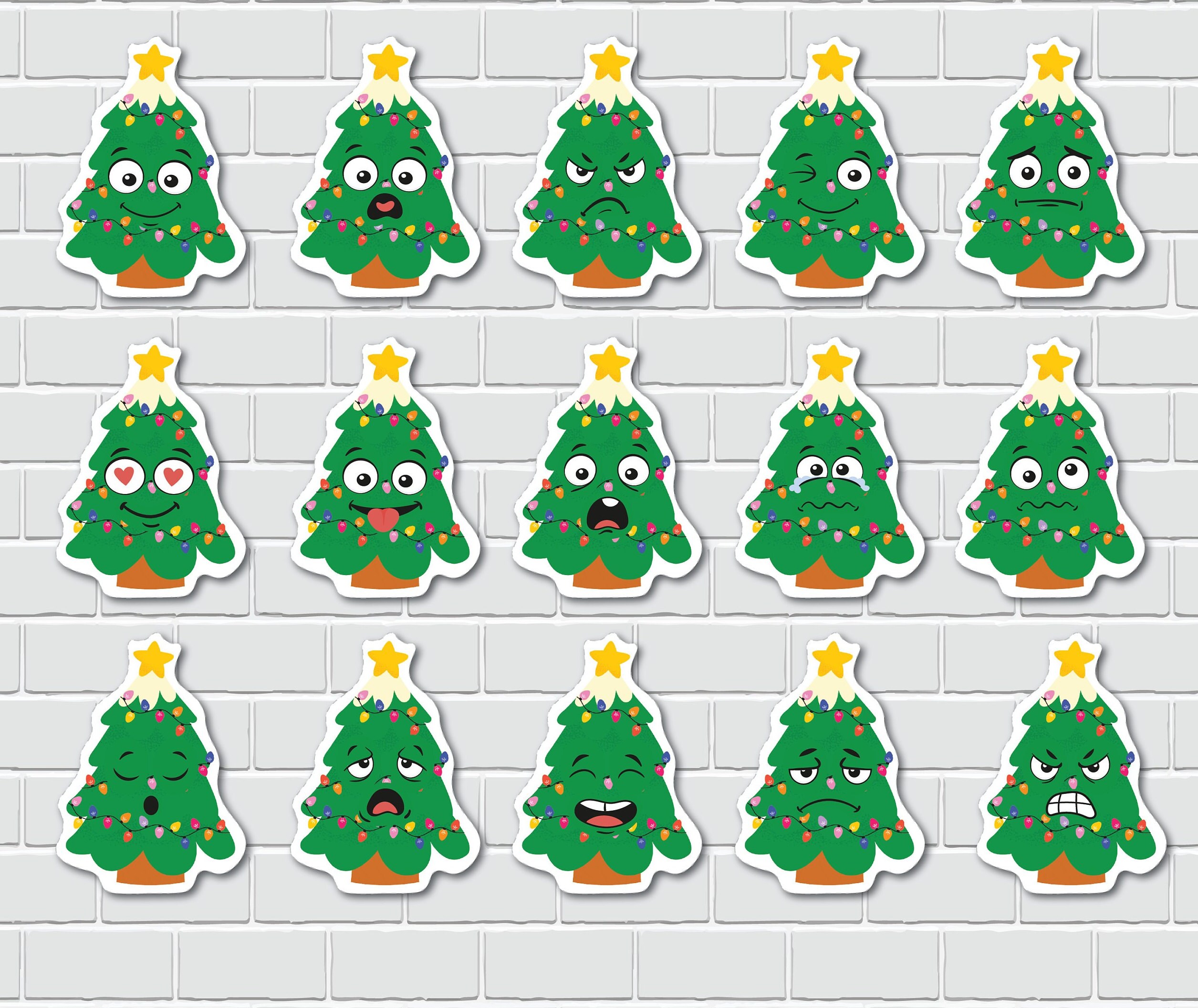 Christmas Tree Emotions Activity for Kids, Preschool Printables ...