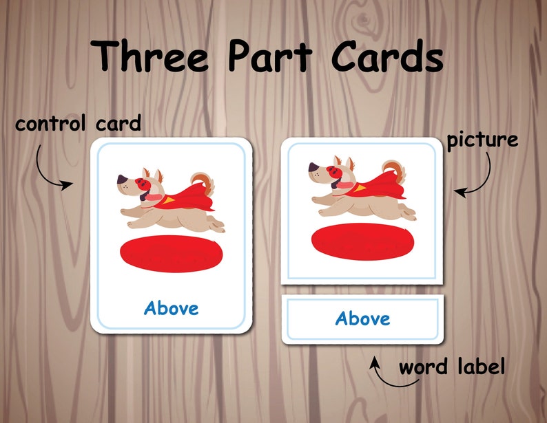 Prepositions Flashcards, English Prepositions Printable Activity ...