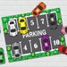 Parking Cars Busy Book Pages Toddler Learning Binder Preschool Matching ...
