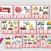 Clip and Count Cards Numbers 1-20. Printable Vehicles and Things That ...