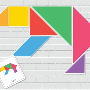 Printable Tangrams Puzzle Activity for Preschool and Kindergarten ...