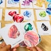 Gemstones Pattern Matching Cards, Minerals and Crystals, Geology Rocks ...