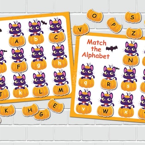 Halloween Busy Book, Toddler Learning Binder, Autumn Printable ...