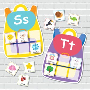 ABC Matching Activity for Kids, Alphabet Busy Book, Preschool Learning ...