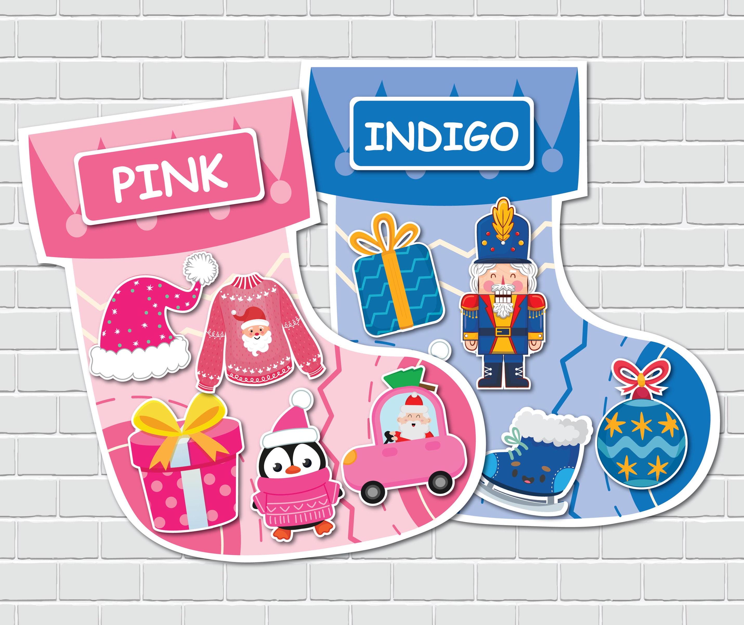 Christmas Color Matching Activity, Color Sorting Game for Kids, Toddler ...