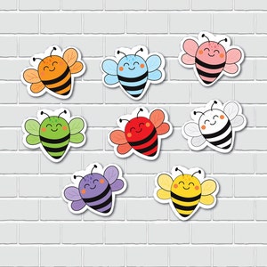 Bee Color Matching Activity, Toddler Printable, Montessori Materials ...