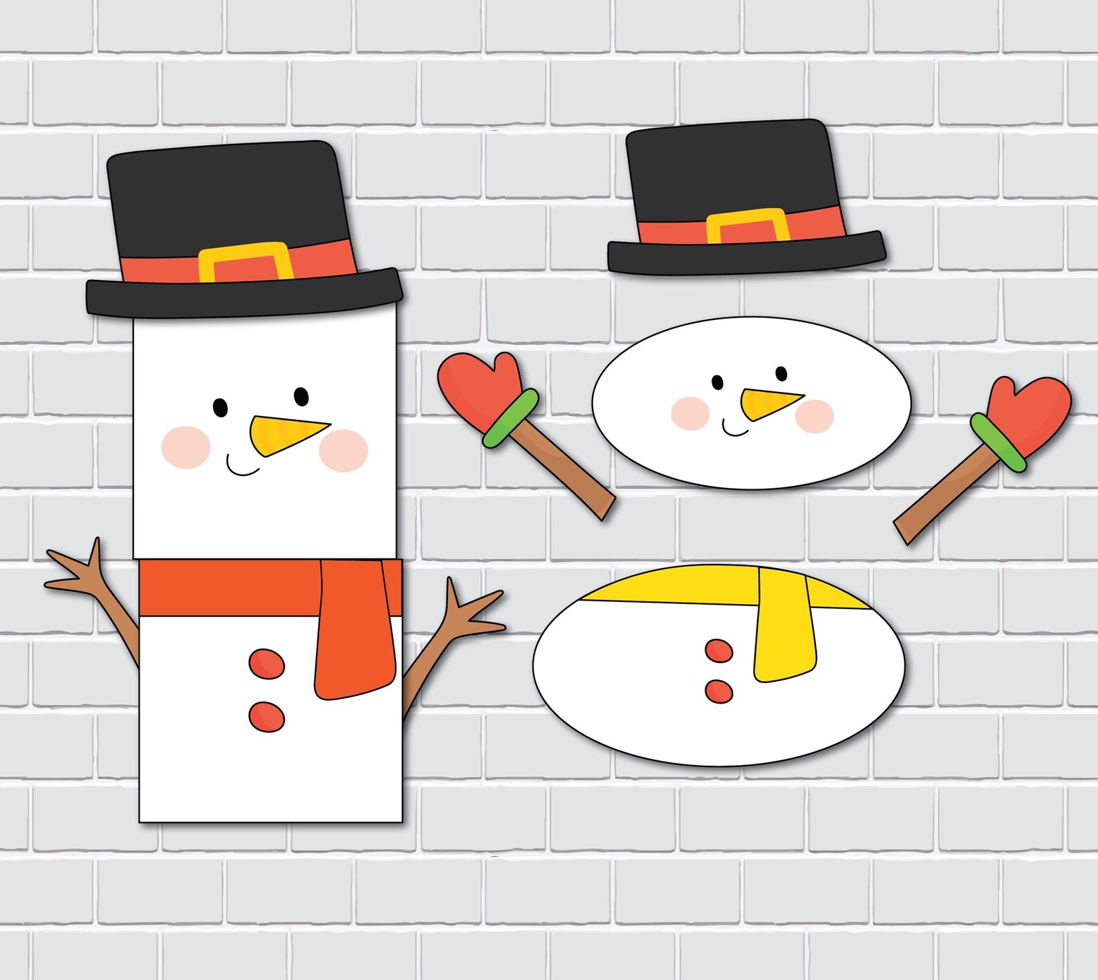 Build a Shape Snowman, 2D Shapes, Winter Busy Book, Special Education ...