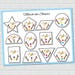 Snowman 2D Shapes Matching Activity for Kids, Winter Busy Book, File ...