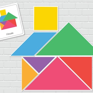 Printable Tangrams Puzzle Activity for Preschool and Kindergarten ...