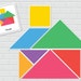 Printable Tangrams Puzzle Activity for Preschool and Kindergarten ...