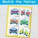 Cars Busy Book Kids Learning Binder Preschool Car Theme Quiet Book File ...
