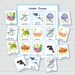 Ocean Animals Busy Book Pages Matching Activity Toddler - Etsy