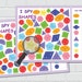 I Spy Shapes Worksheets, Kids Look and Find Counting Game, Preschool ...