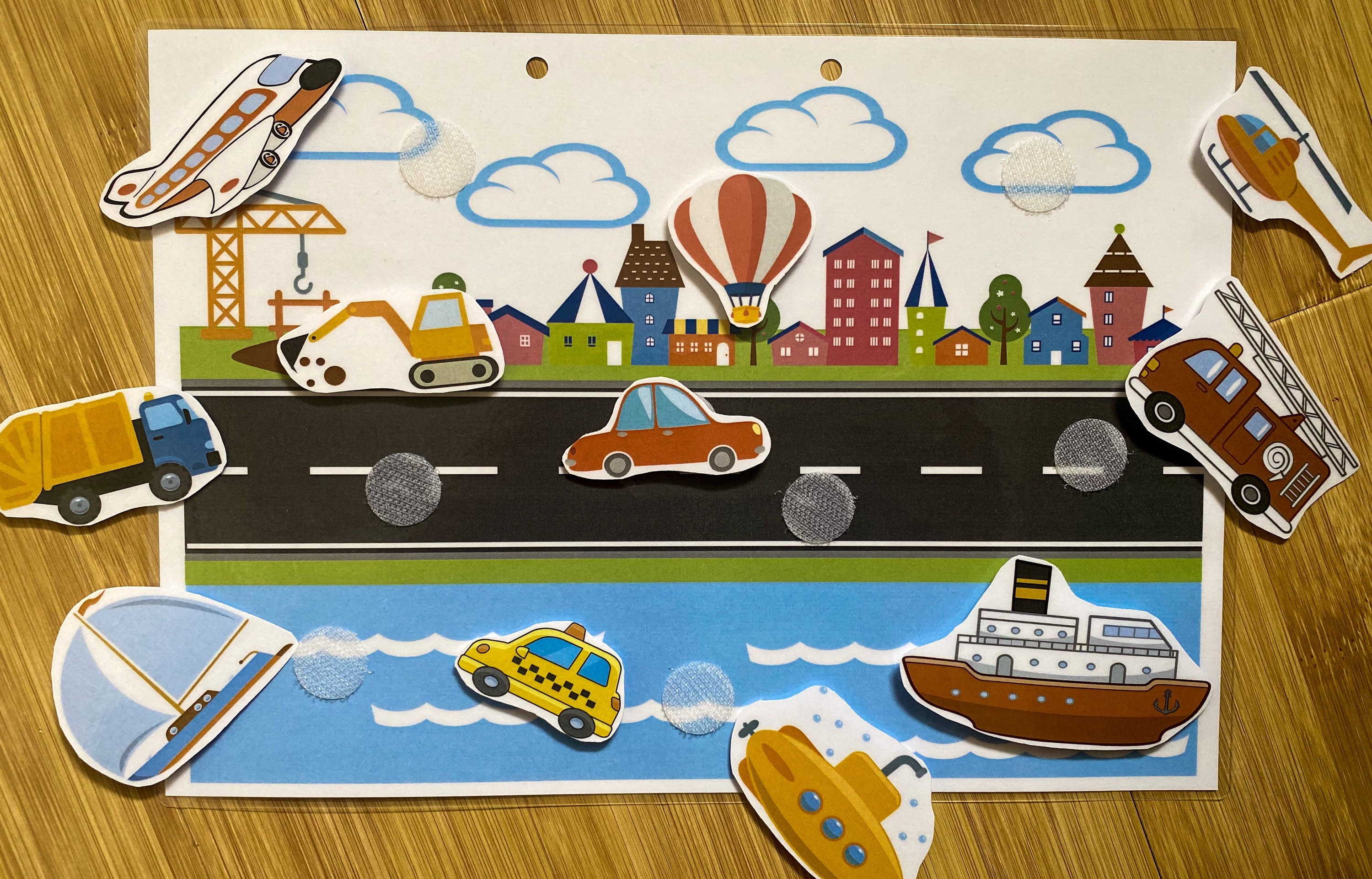 Trucks Cars and Things That Go Busy Book Learning Binder for Toddlers ...