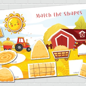 Farm Busy Book, Toddler Quiet Book, Preschool Learning Binder, Farm ...
