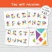 Alphabet Tangrams, ABC Puzzle for Preschool and Kindergarten ...