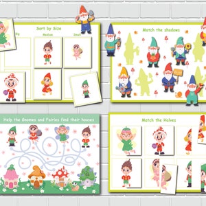 Toddler Busy Book Pages, Preschool Printable Activities, Learning ...