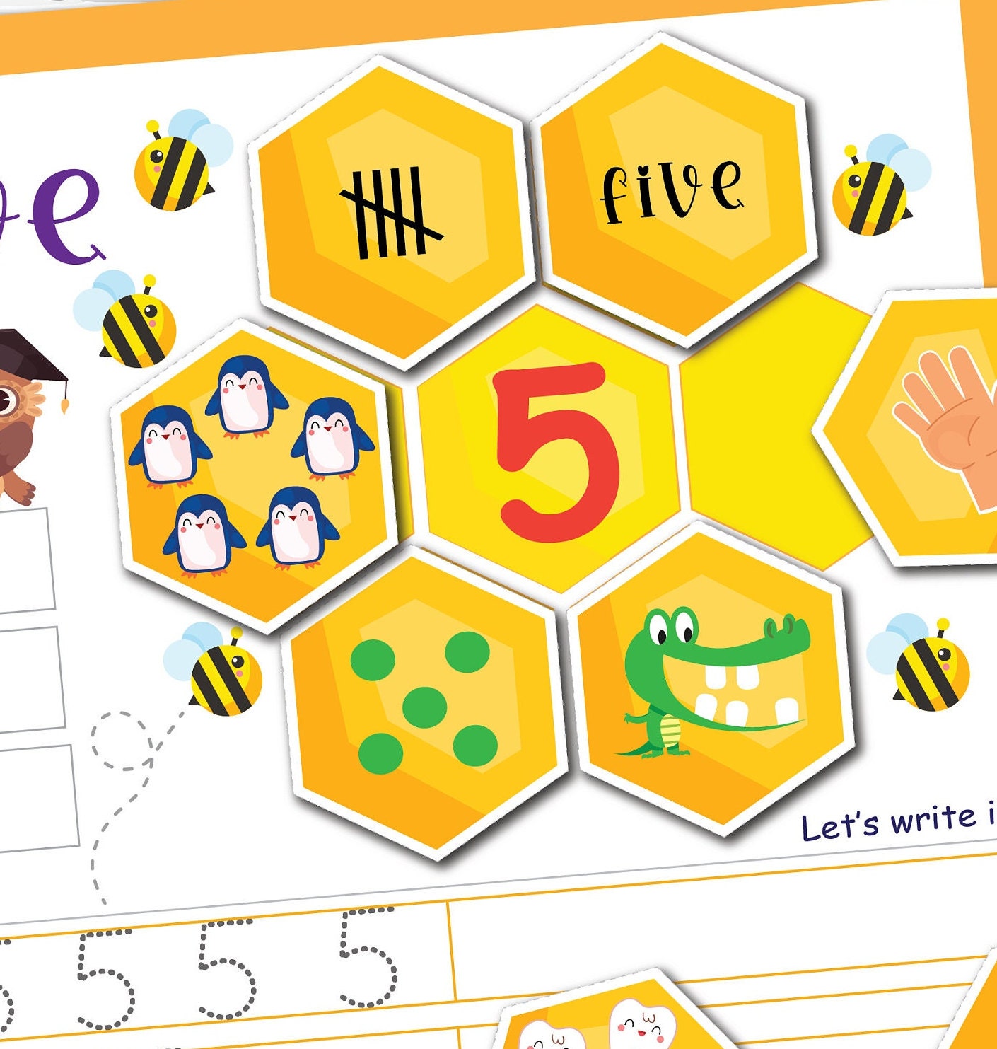 Counting Activity Math Busy Book Pages Preschool Learning - Etsy UK