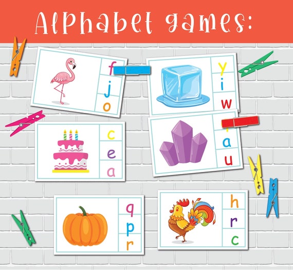 Alphabet Matching Activities for Preschool. ABC/ Letter - Etsy