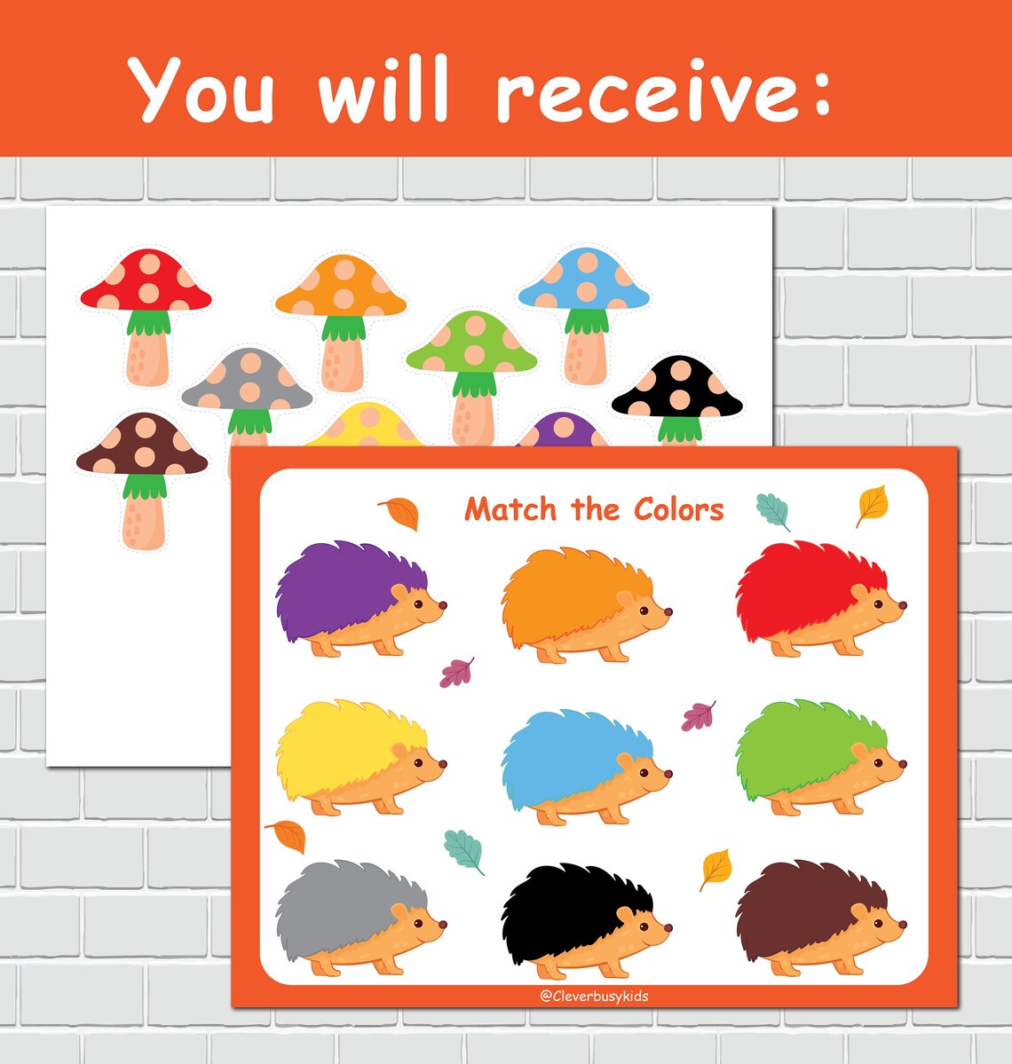 Color Marching Toodler Activities Color Sorting Montessori - Etsy