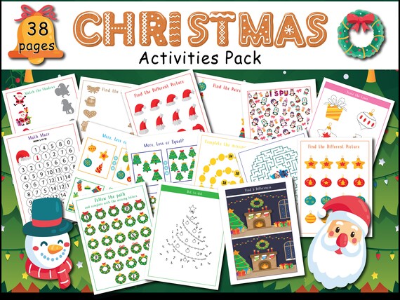 Imprimibles Navideños Para Preescolar