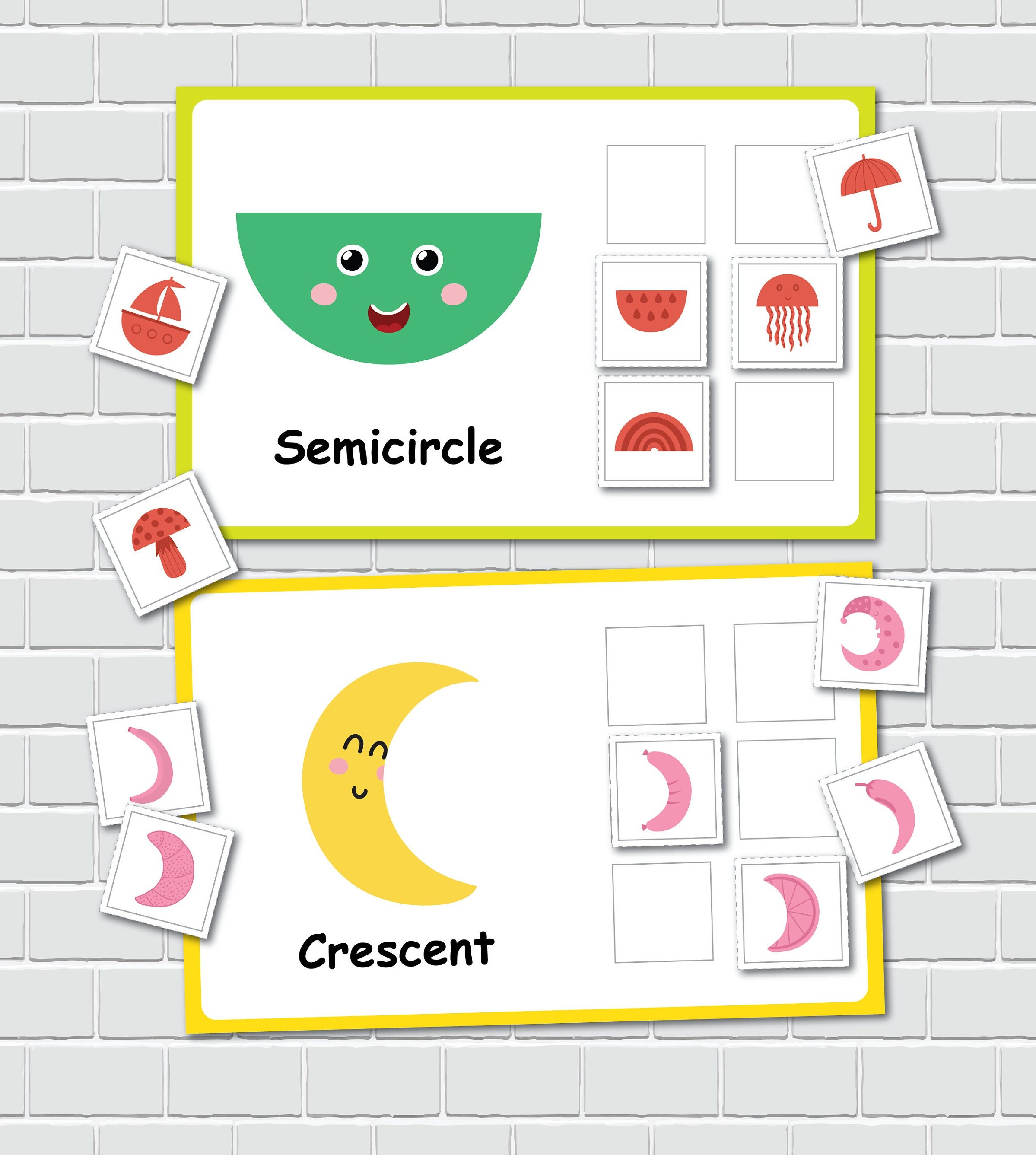 Errorless Shape Matching Games, Shapes Busy Book, File Folder Games ...