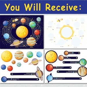 Solar System Printable Activity Outer Space Study Preschool Learning ...