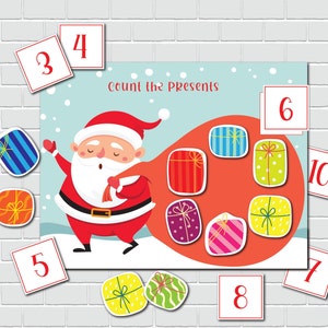 Christmas Busy Book. Preschool Learning Binder. Toddler Quiet Book ...