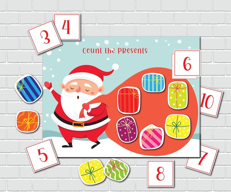 Christmas Busy Book. Preschool Learning Binder. Toddler Quiet - Etsy