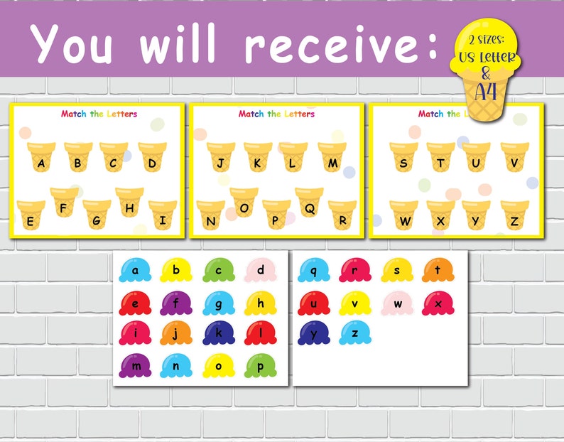 ABC Learning Busy Book Pages Alphabet Printable Activity - Etsy