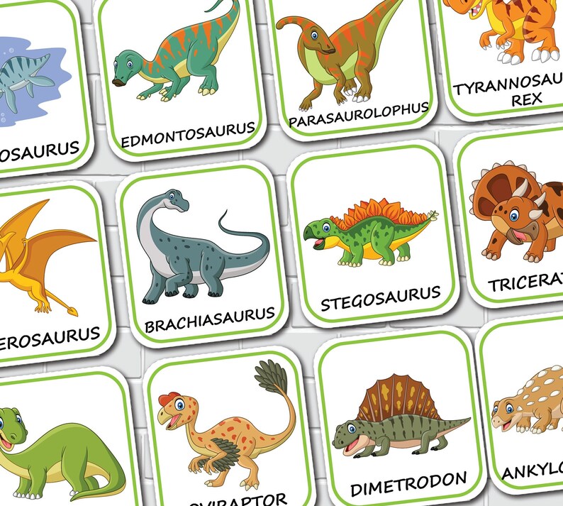 Dinosaur Busy Book Pages for Toddler. Kindergarten Learning Binder ...