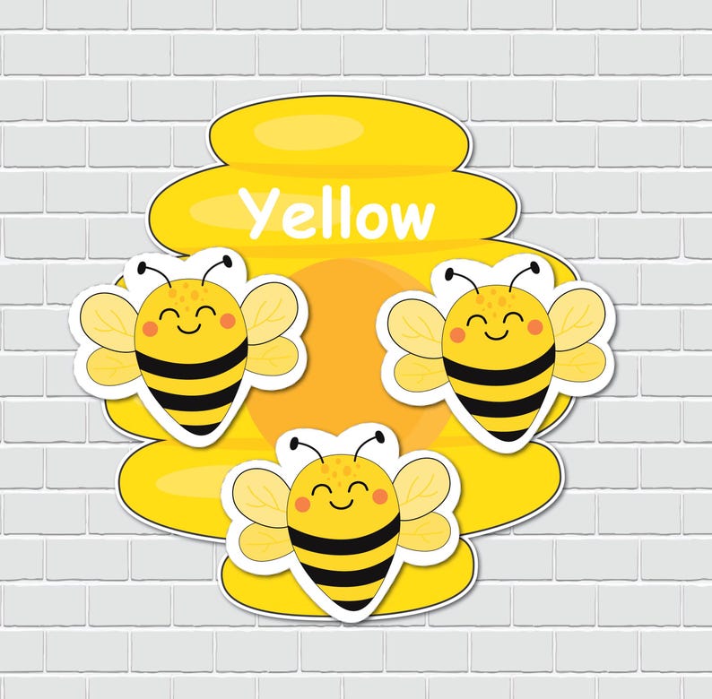 Bees and Beehive Color Matching Activity for Kids, Summer Busy Book ...