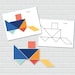 Transportation Theme Printable Tangrams Puzzle Activity for Preschool ...