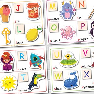 Alphabet Busy Book Pages, Preschool Curriculum, Toddler ABC Worksheets ...