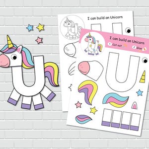 Alphabet Letters Craft for Kids, Uppercase Letter Recognition, Toddler ...