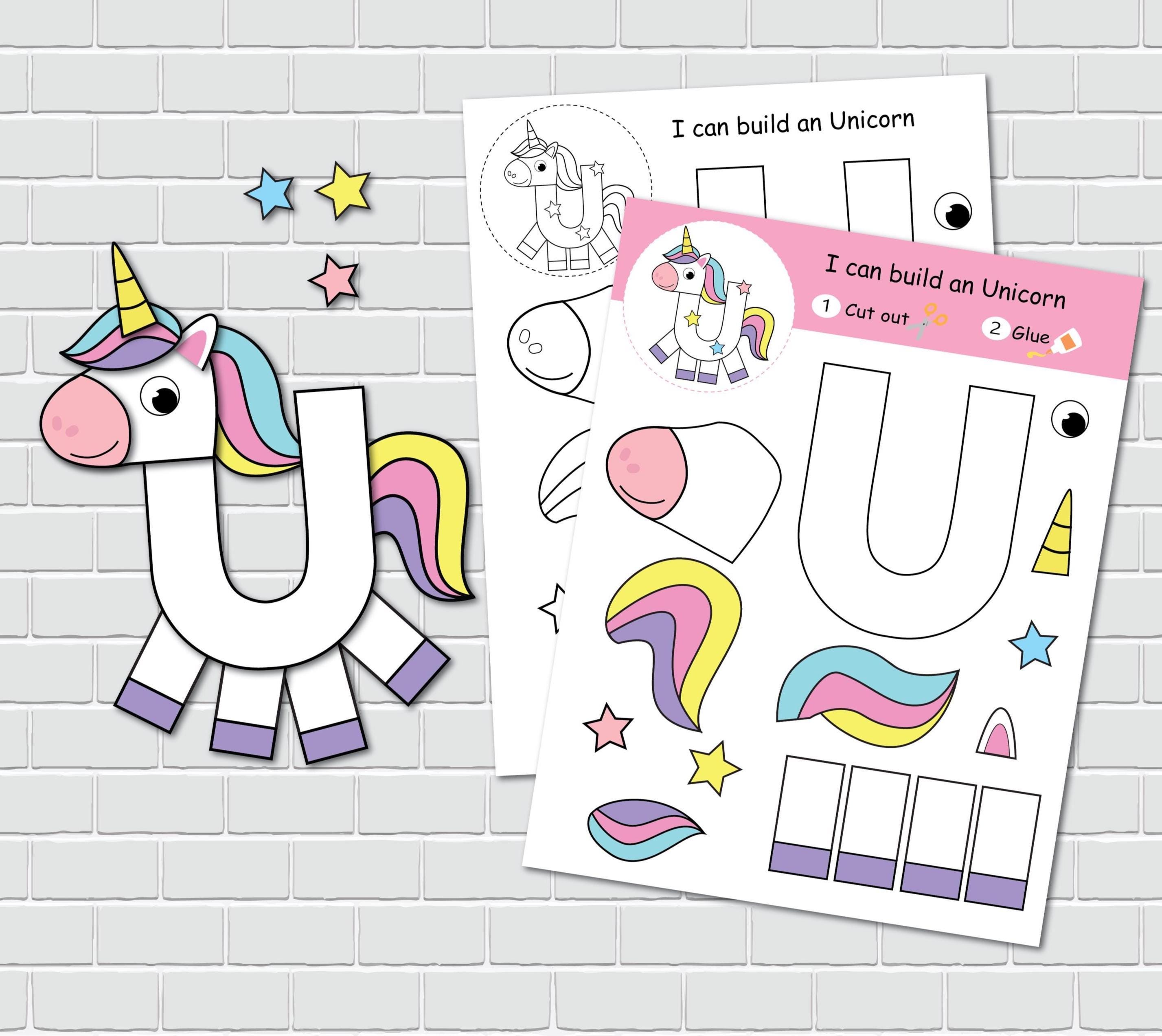 Alphabet Letters Craft for Kids, Uppercase Letter Recognition, Toddler ...