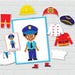 Community Helpers Dress up Preschool Printable Worksheets Professions ...